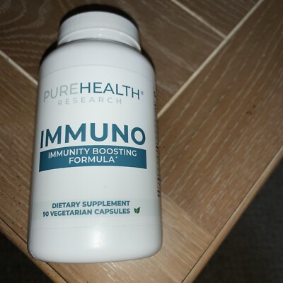 PureHealth Research IMMUNO 90 Veggie Caps Immunity Boosting Formula ...