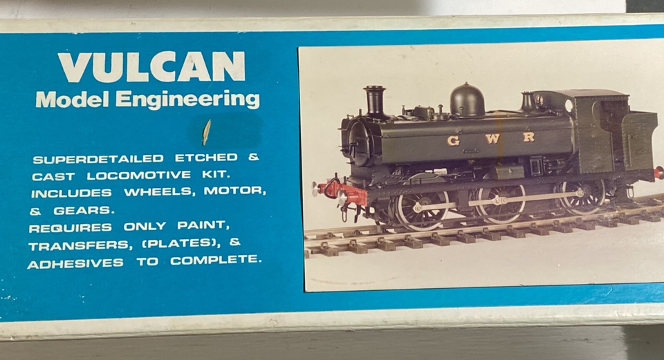 Vulcan Model Engineering 7mm Scale kit GWR 5700 PANNIER Locomotive Kit ...