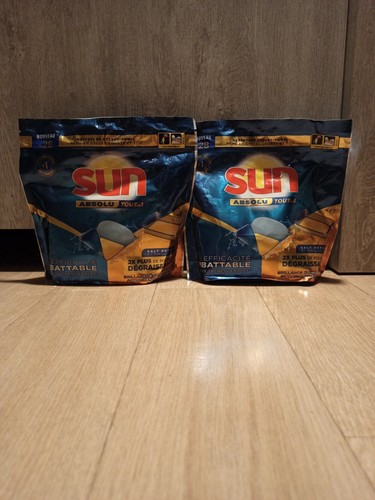 Tablettes Lave Vaisselle - Sun Absolu Tout En Un - 2x28 Capsules | eBay
