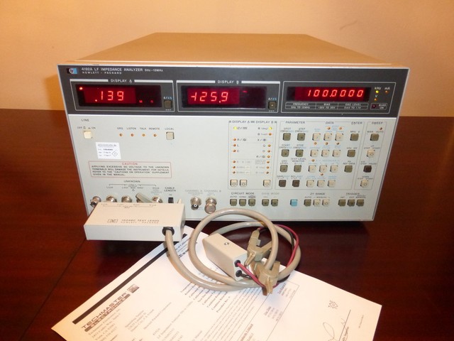 HP 4192A Agilent Impedance Analyzer for sale online | eBay