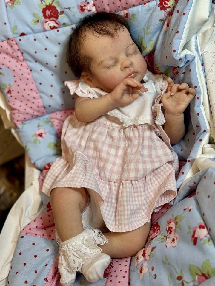 Reborn baby girl Esenia by Vahni Gowing ready now | eBay UK
