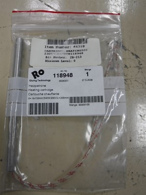Robatech 118948 Heating Cartridge Heater NEW IN BAG I9 | eBay
