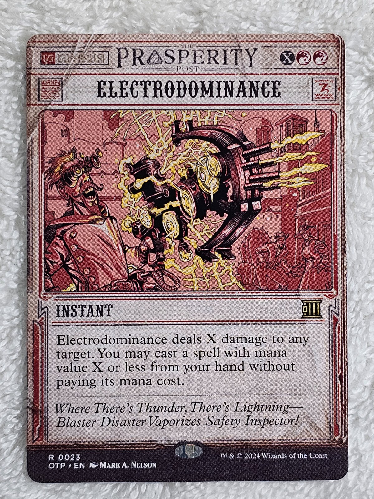 MTG Electrodominance - Outlaws of Thunder Junction (OTP) #23 Card Rare ...