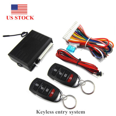 US Car Kit Alarm Keyless Entry System Central Door Lock Unlock | eBay