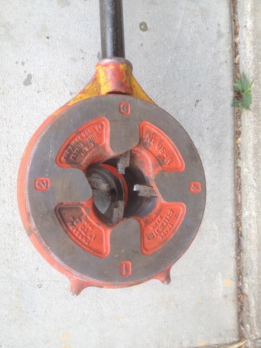 RIDGID (RIGID) 65-R 65R MANUAL RECEDING PIPE BOLT CONDUIT ROD THREADER ...