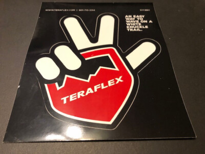 Teraflex Suspension Sticker RED WHITE Decal 4.5"x4.5" | eBay