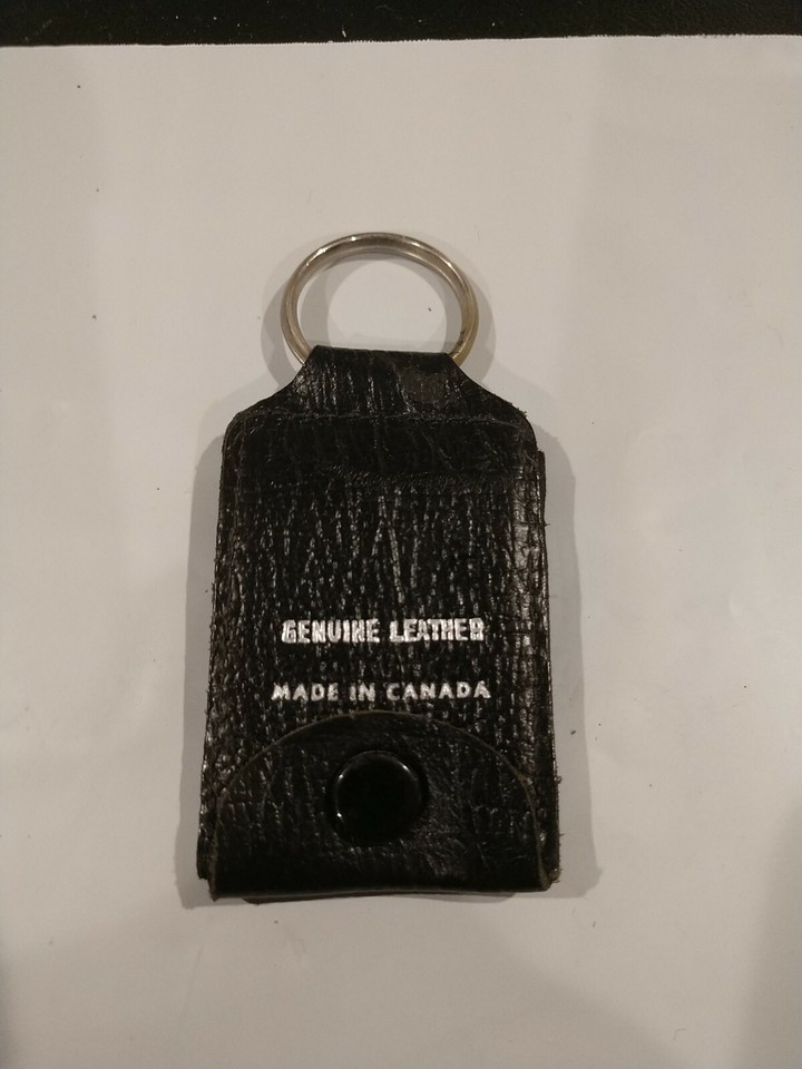NOS Vintage Leather Austin America Key Chain Fob Ring Holder Keychain ...