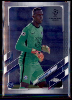 2020-21 Topps Chrome UEFA Edouard Mendy Chelsea FC RC #38 4 Card Lot | eBay