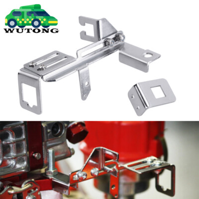 New Chrome Steel GM Throttle Cable Bracket Kickdown Fit for Chevy SBC ...