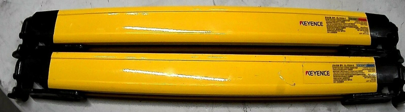 KEYENCE GL-R20H-T/R HEAVYDUTY SAFETY LIGHT CURTAIN SET 24VDC 71MA CLASS ...