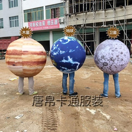 Easter The Earth Jupiter Satellite Mascot Costume Suits Cosplay Party ...
