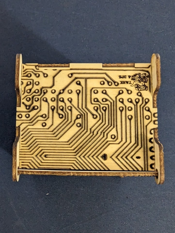 Computer circuit RPG DND Wood Dice Tower Rolling Tray Tabletop Gaming ...