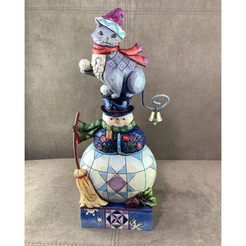 [Vintage] Rare Jim Shore Nostalgic JIM SHORE winter's whimsy Cat ...