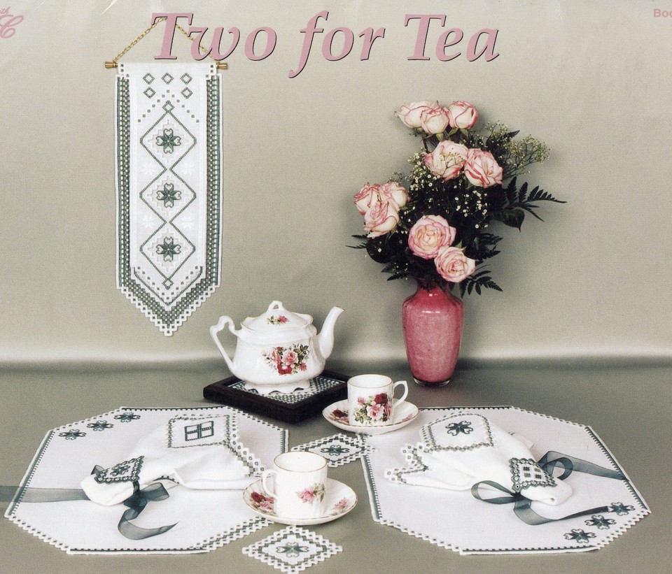 Two For Tea 8 Hardanger Projects Terry Lee Capps 1999 | eBay