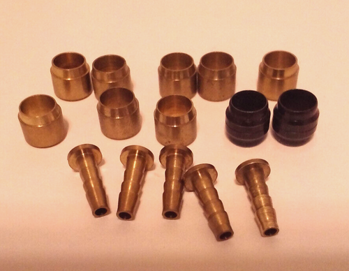 Hydraulic COMPRESSION HOSE FITTING NEEDLES & OLIVES lot of 15pcs. new ...