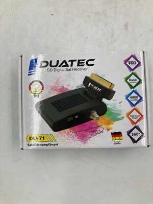 Duatec SD Digital Sat Receiver DU-71 Satellitenempfänger | eBay.de