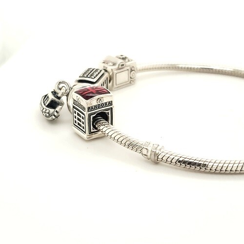Pandora 925 London,Gondola,Cable Car,Camera assorted slide dangle charm ...
