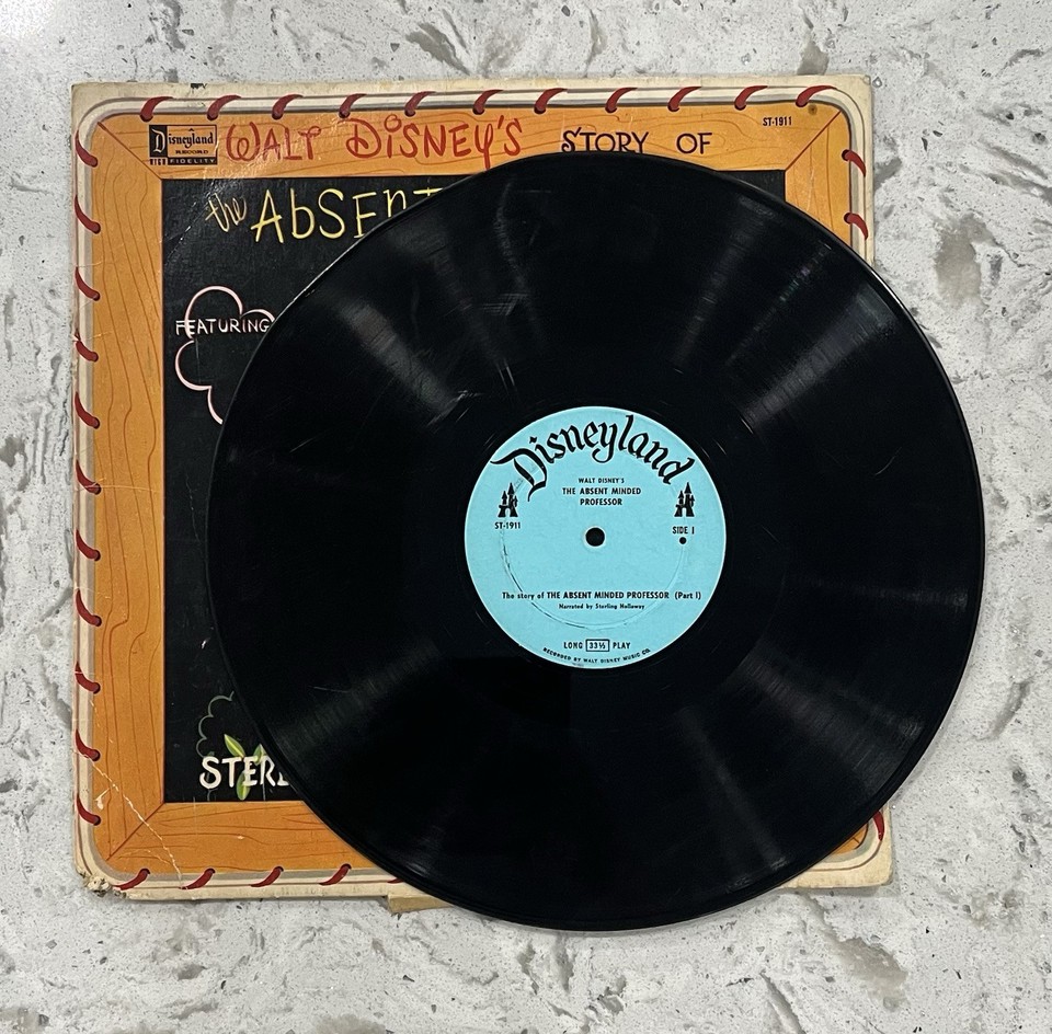 1961 The Absent Minded Professor Disney 12” Vinyl Record | eBay