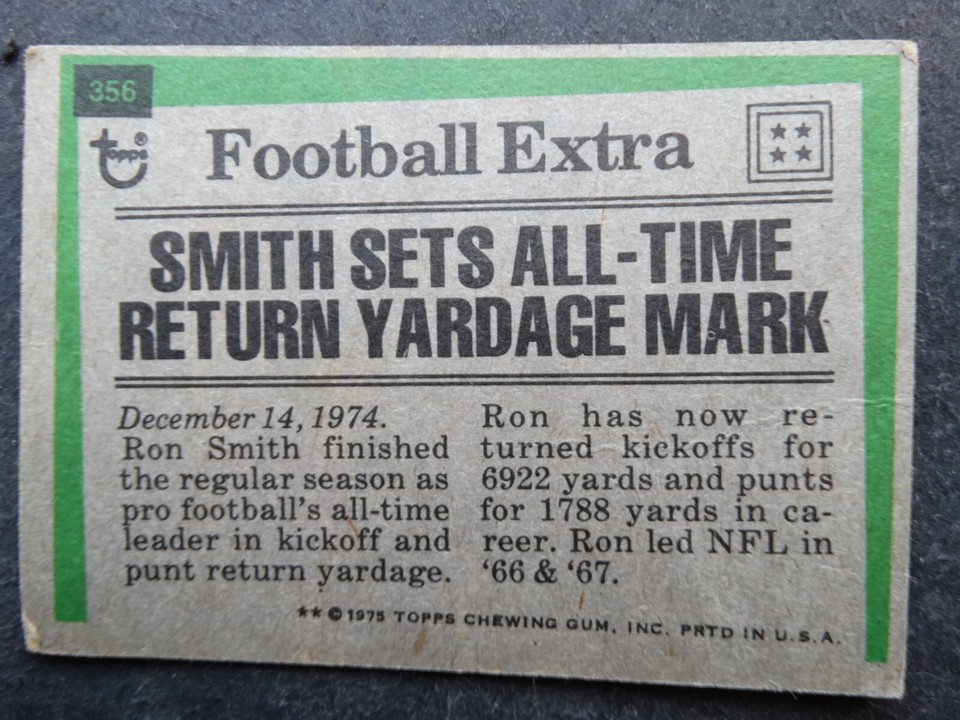 (Poor) 1975 Topps Football Cards Complete Your Set You U Pick From List ...