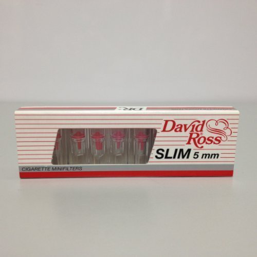 David Ross Slim 5mm Mini Filters for Rollups Reduce Remove Tar Pack of ...