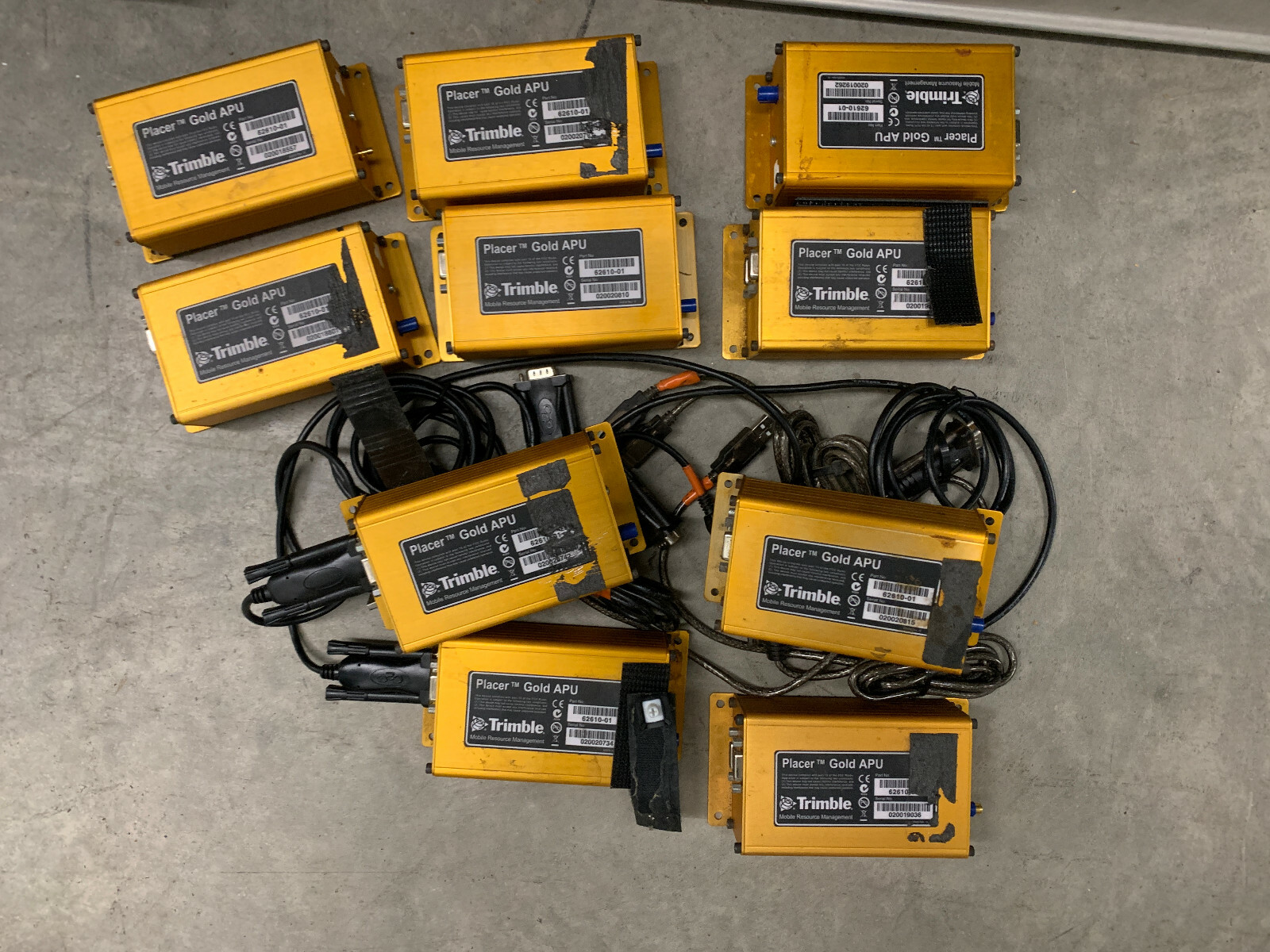 Ten (10) Trimble Placer Gold APU Units 62610-01 - Untested | eBay