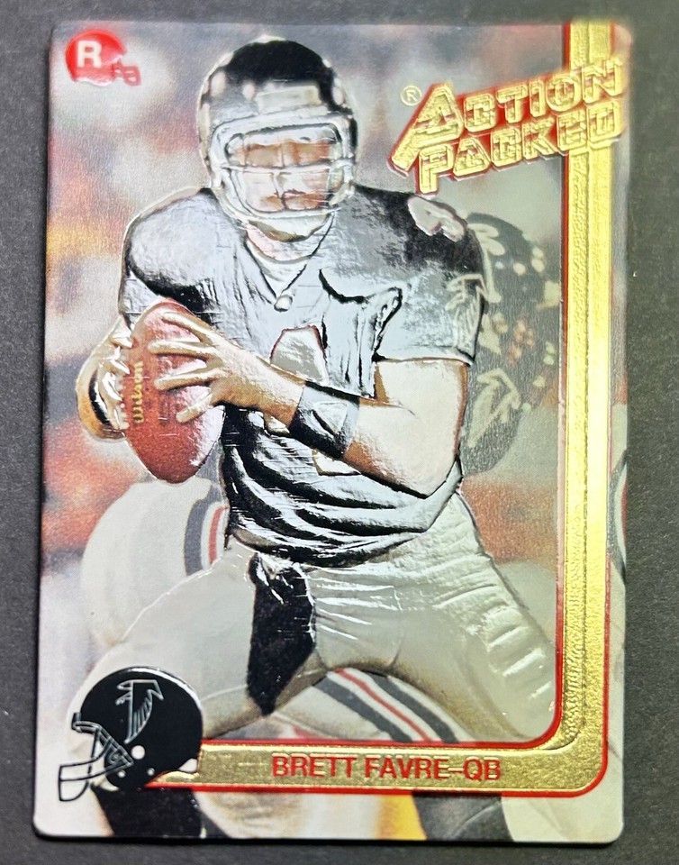 1991 Action Packed Rookie Update # 21 Brett Favre RC Falcons | eBay