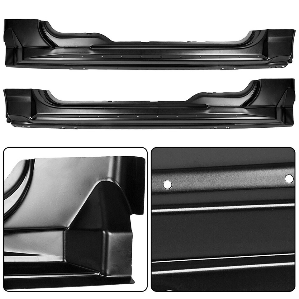 Outer Rocker Panels For 2004-2008 Ford F-150 Pickup 2 Door Standard STD ...