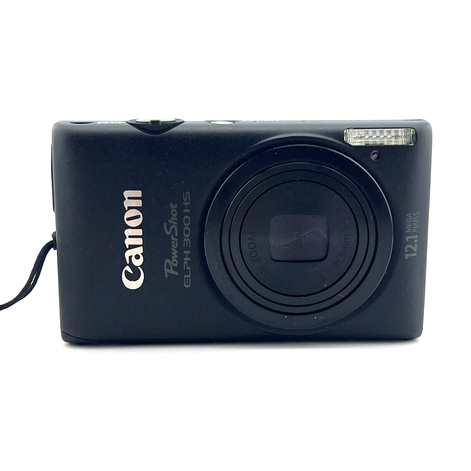 Canon PowerShot ELPH 300 HS / IXUS 220 HS 12.1MP Digital Camera - Black ...