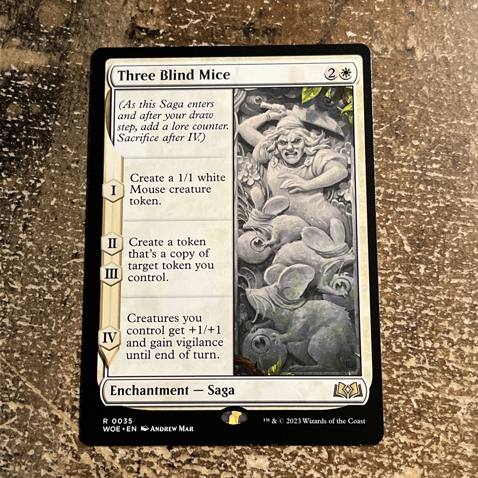 MTG Three Blind Mice Wilds of Eldraine 0035 Regular Rare | eBay