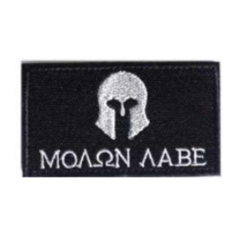 MORTHOME M Tactical Molon Labe Spartan Morale Patch 2"x3" Hook and Loop | eBay