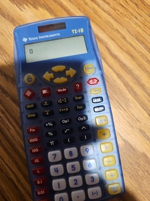Texas Instruments TI-15 Scientific Calculator 744664215072| eBay