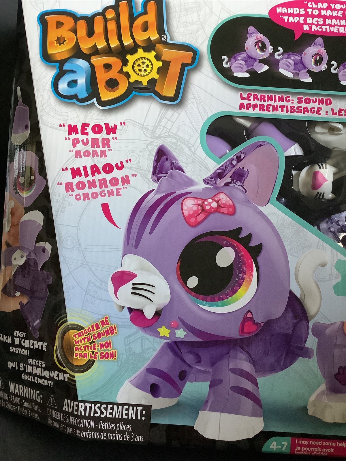 Build A Bot Kitten Meow Purr Roar Robotics and S.T.E.M Learning Kids | eBay