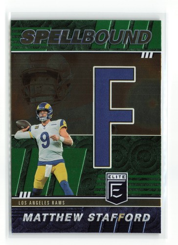 MATTHEW STAFFORD #sb-ms5 2022 PANINI DONRUSS ELITE RAMS F | eBay