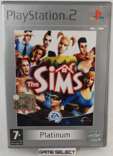THE Sims 1 sony PS2 PLAYSTATION 2 Pal Eu Eur - - Original - Complete ...