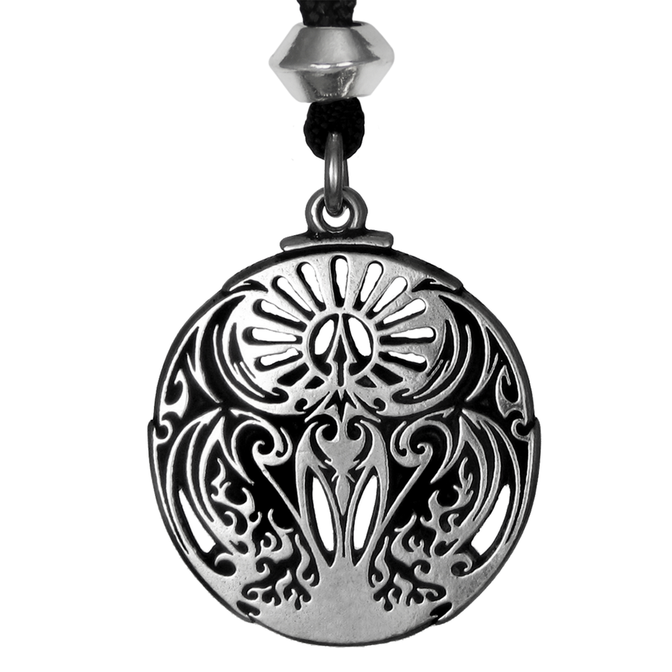 Phoenix Necklace Fire Bird Pendant Talisman Amulet Jewelry Greek ...