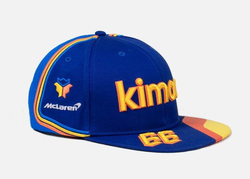 2019 Fernando Alonso Kimoa McLaren Indianapolis 500 Hat Cap Indy Car ...