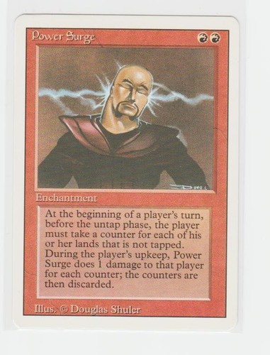 Magic the Gathering ~ MTG ~ 1x Power Surge ~ 3rd Edition ~ M/NM ...