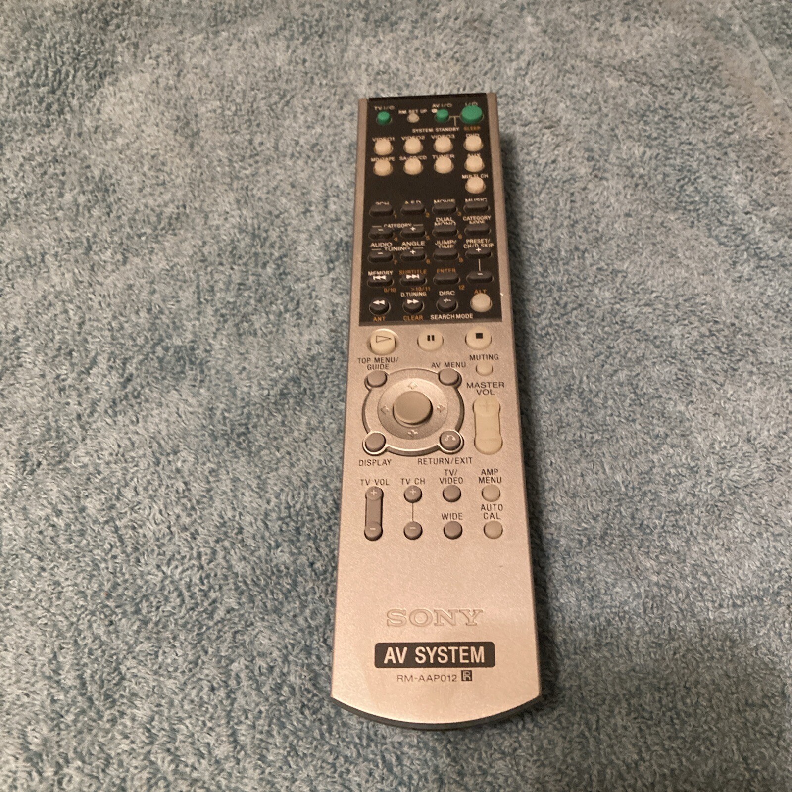 Sony Remote Control Rm-aap012 for Str-k7000 Dg600 for sale online | eBay