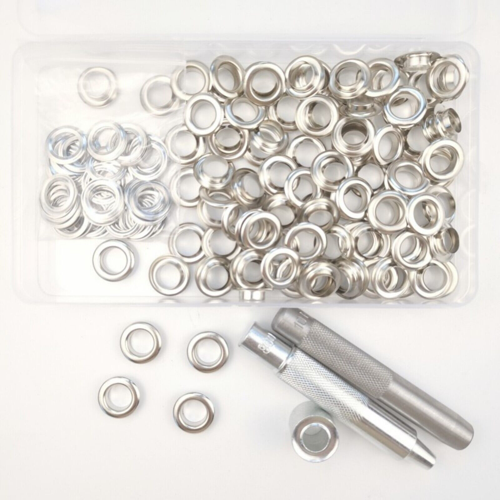 Brass Metal Eyelet Punch Die Kits Grommets Washer Leather Banner Eyelet ...