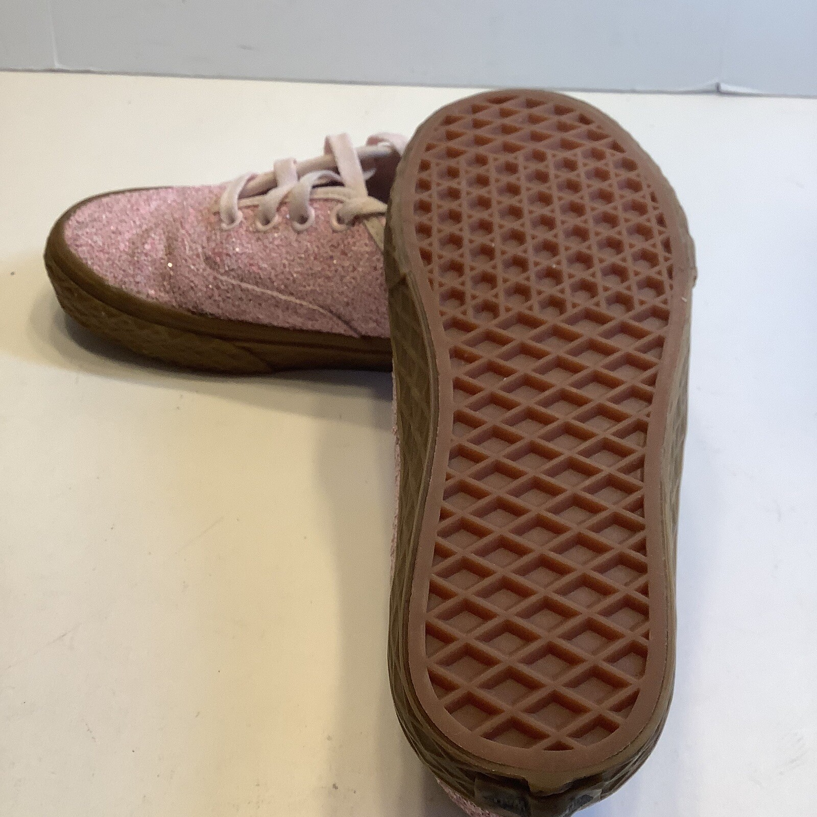 VANS Authentic Womens Glitter Sneakers Ice Cream Pink… - Gem