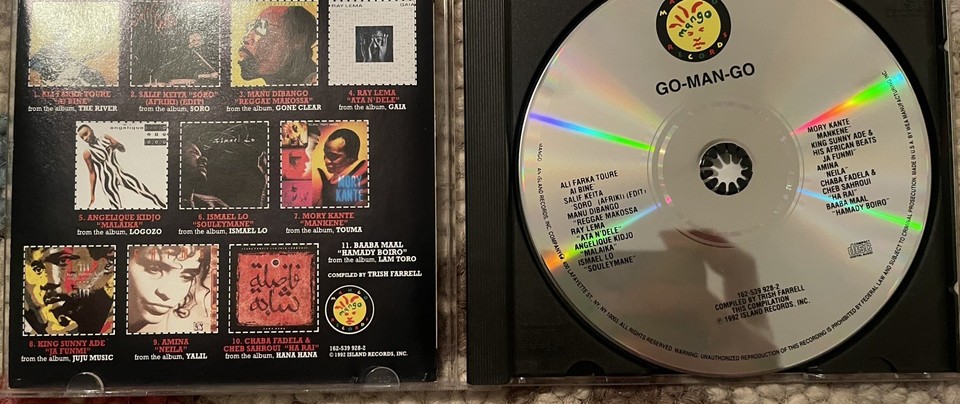 Go-Man-Go Various Artists Mango Records 10 Tracks CDMNS 1, 518 162-2 CD ...