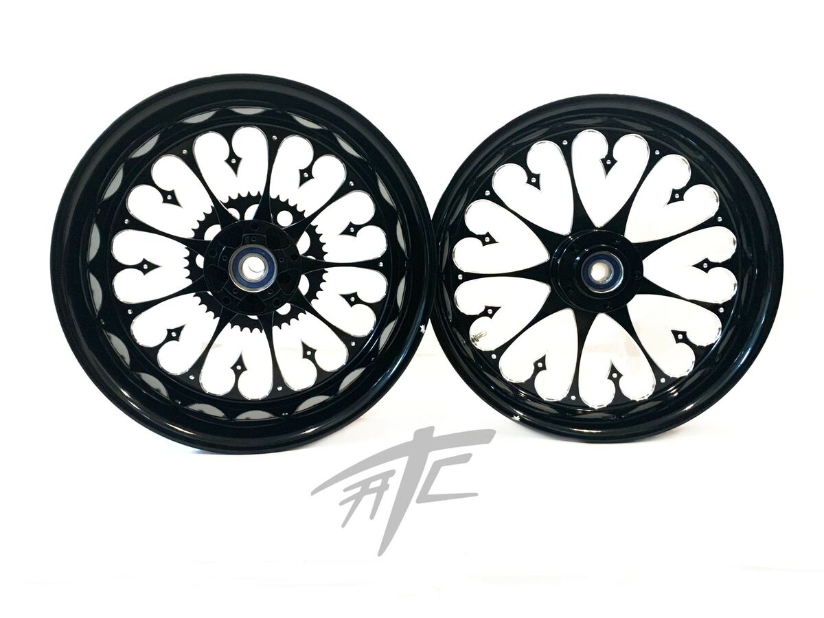 NINJA 360 FAT TIRE BLACK CONTRAST CUT STILETTO WHEELS 12-20 NINJA 360 FAT TIRE BLACK CONTRAST CUT STILETTO WHEELS 12-20