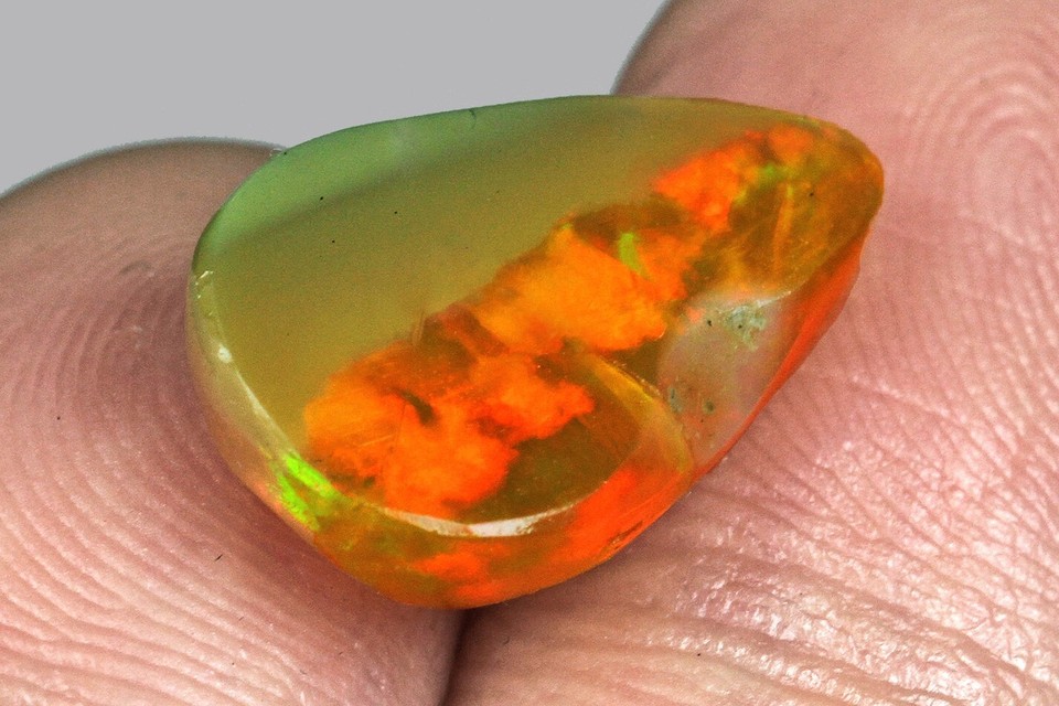 4.45Ct African Polished Black Opal Cab Specimen UPWB230 | eBay