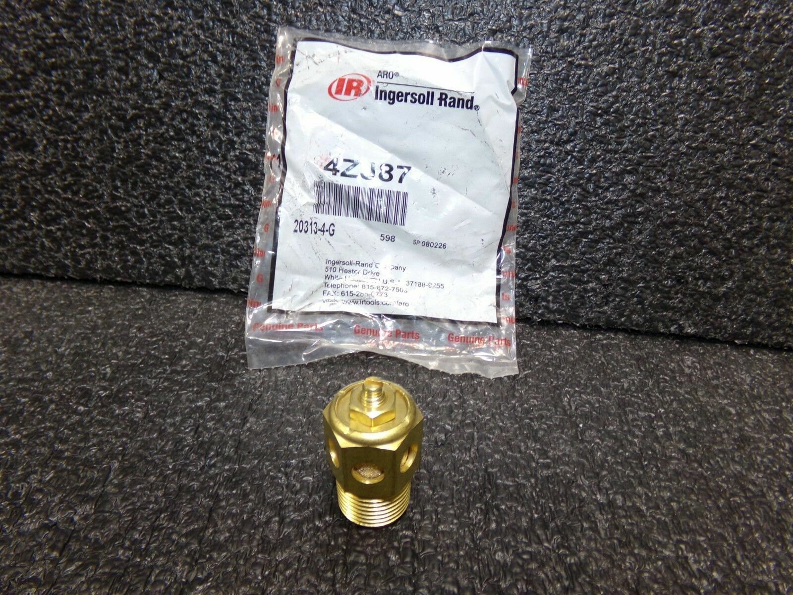 ARO 20313-4-G Exhaust Port Flow Control 1/2"NPT Valve Port Size 0 to ...