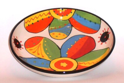 Spanglishstore Spanish Ceramic shallow salad bowl 23 cm | eBay UK