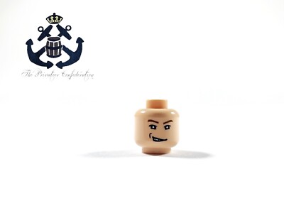 LEGO Indiana Jones Minifigure Sneer Head For Russian / Rene Belloq ...