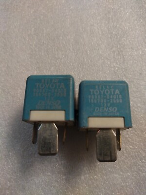 2x Denso Genuine Toyota Lexus Scion 90987-04010 / 156700-2550 Relay ...