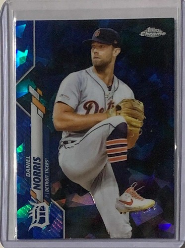 DANIEL NORRIS 2020 TOPPS CHROME BLUE SAPPHIRE REFRACTOR MINT CARD ...