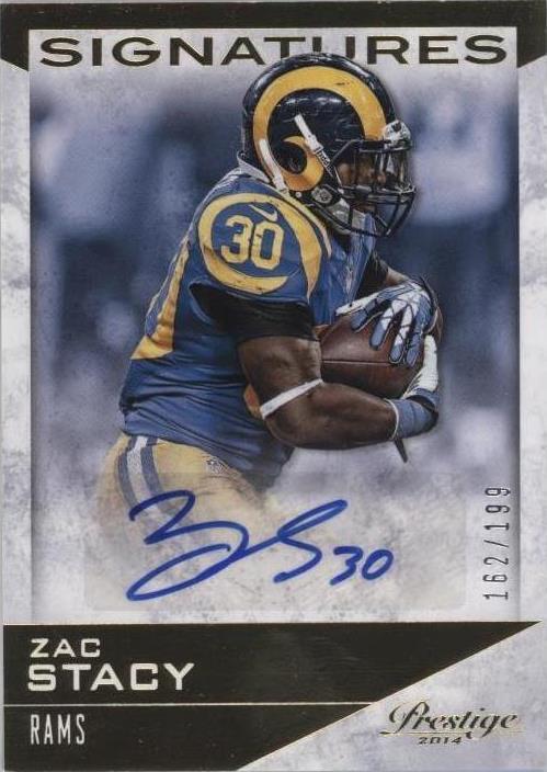 2014 Panini Prestige - Signatures Zac Stacy #1 /199 (AU) for sale ...