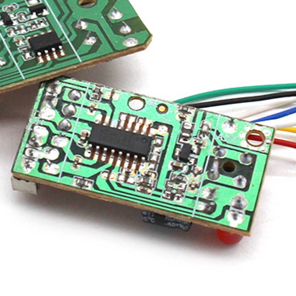 4CH RC Remote Control 27MHz Transmitter and Receiver Circuit PCB for ...